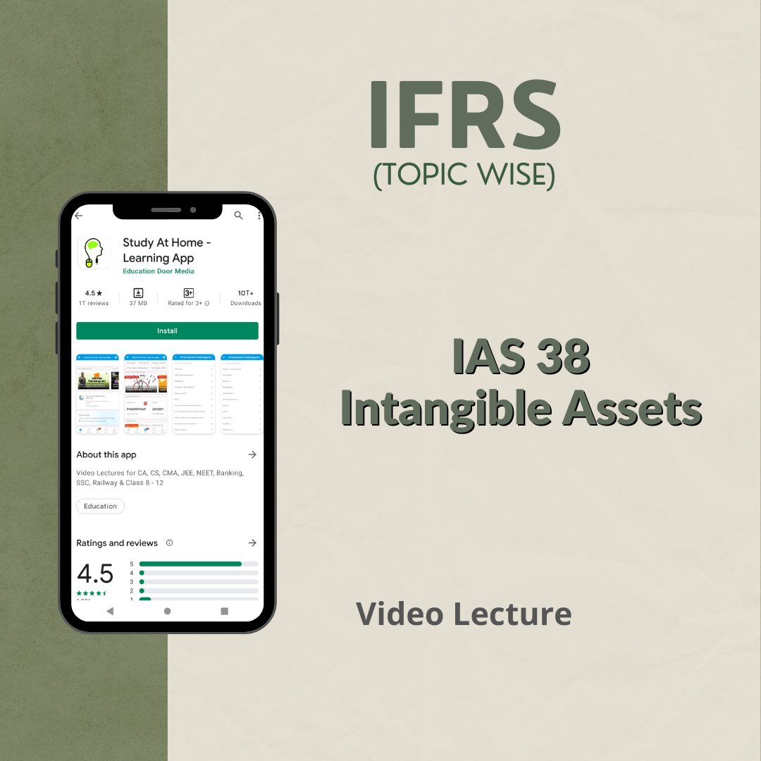 IAS 38 - Intangible Assets | www.StudyAtHome.org