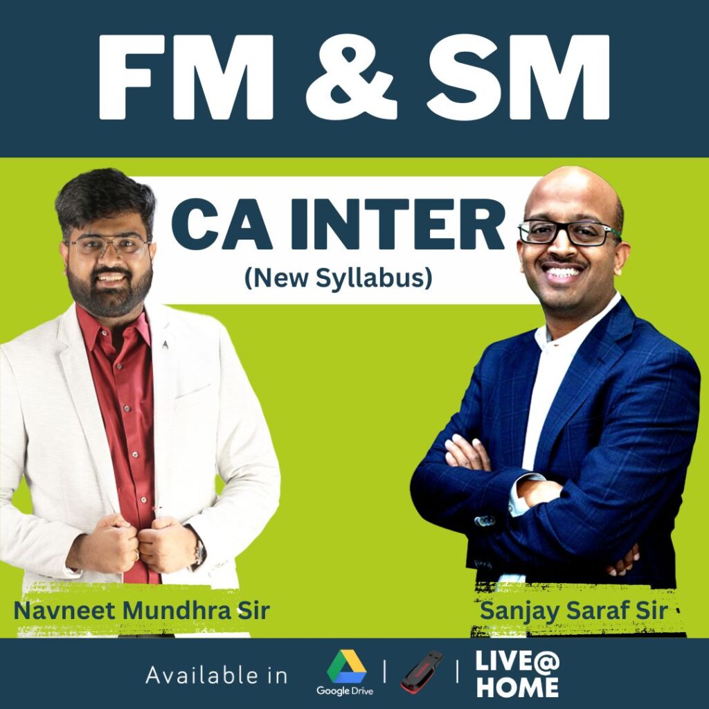 CA Inter Classes - Both Group All Subjects Combo (New Syllabus)